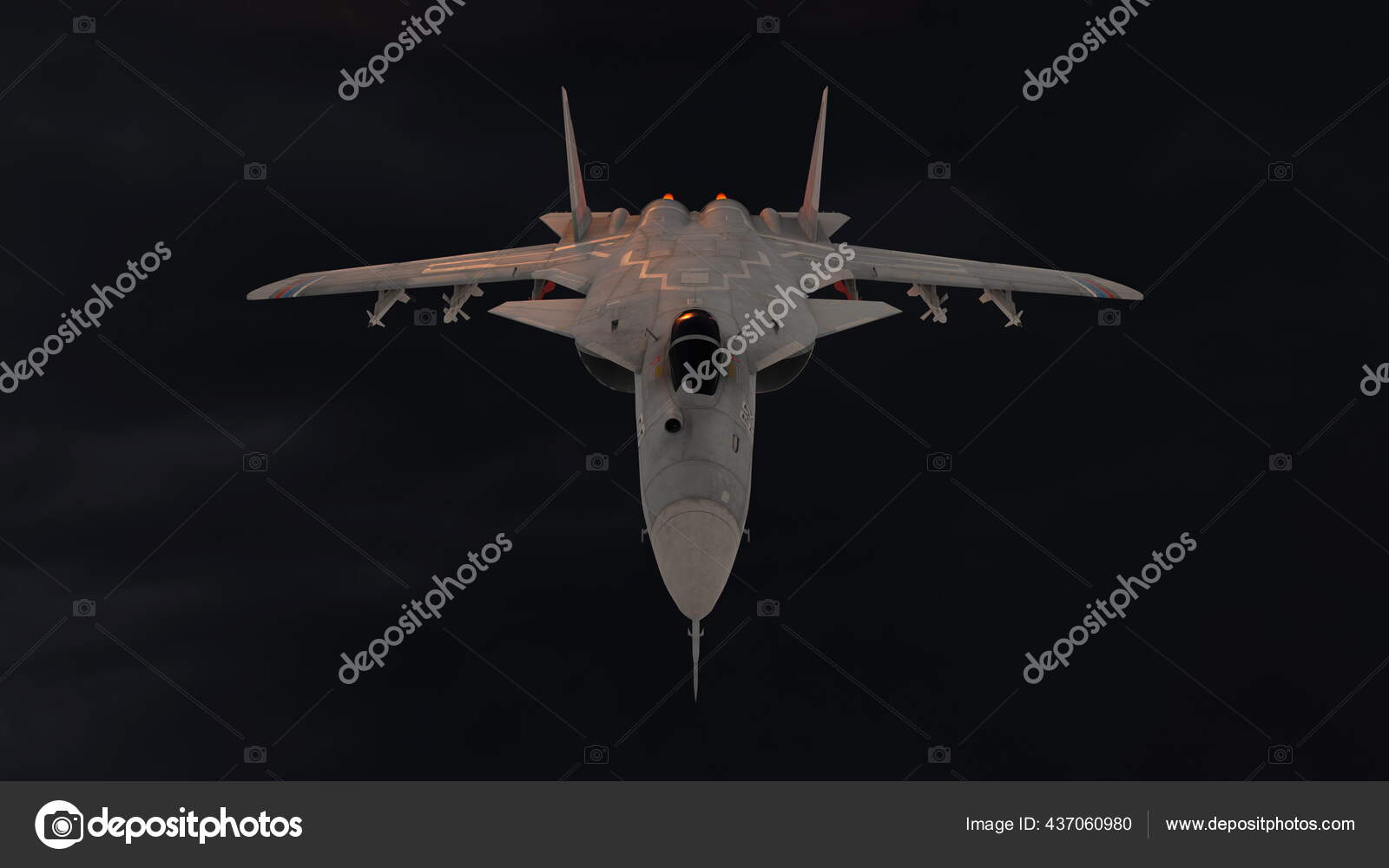 Rendering Fighter Aircraft — Stock Photo © TsuneoMP #437060980