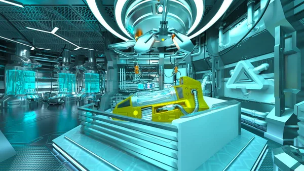 Futuristic Science Lab
