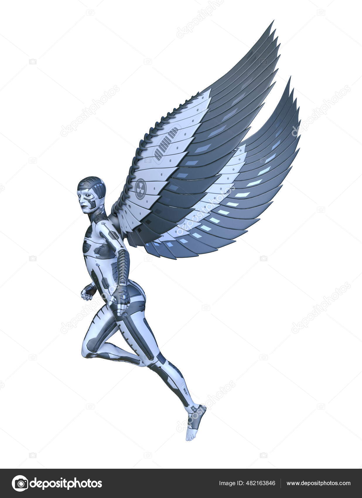 Rendering Wing Man — Stock Photo © TsuneoMP #482163846