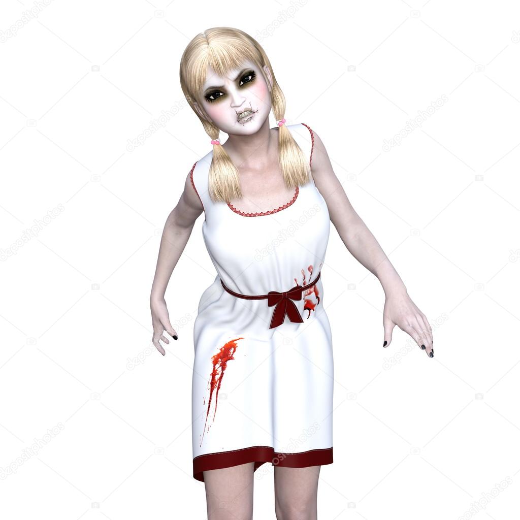 Female zombie — Stock Photo © TsuneoMP #72369547