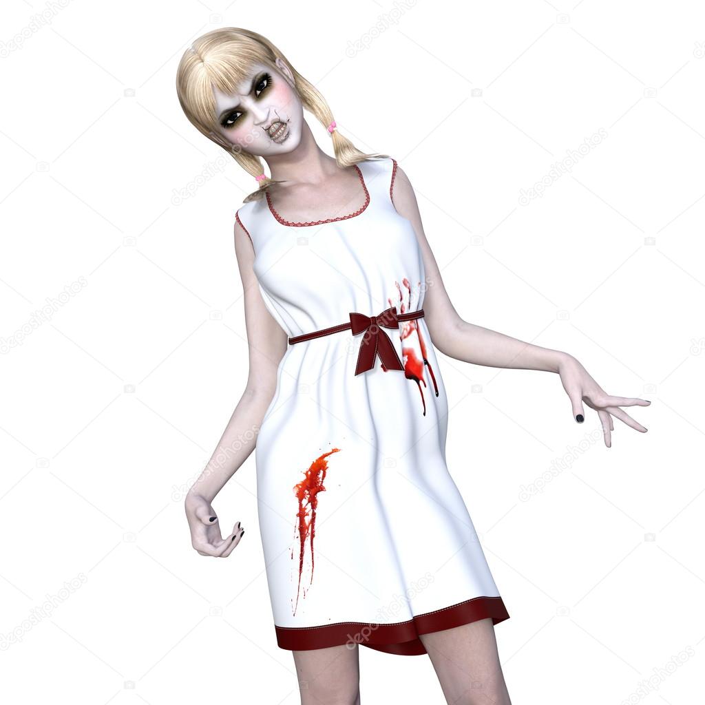 Female zombie — Stock Photo © TsuneoMP #72369633