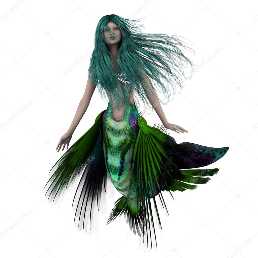 3D CG rendering of a mermaid — Stock Photo © TsuneoMP #78761240