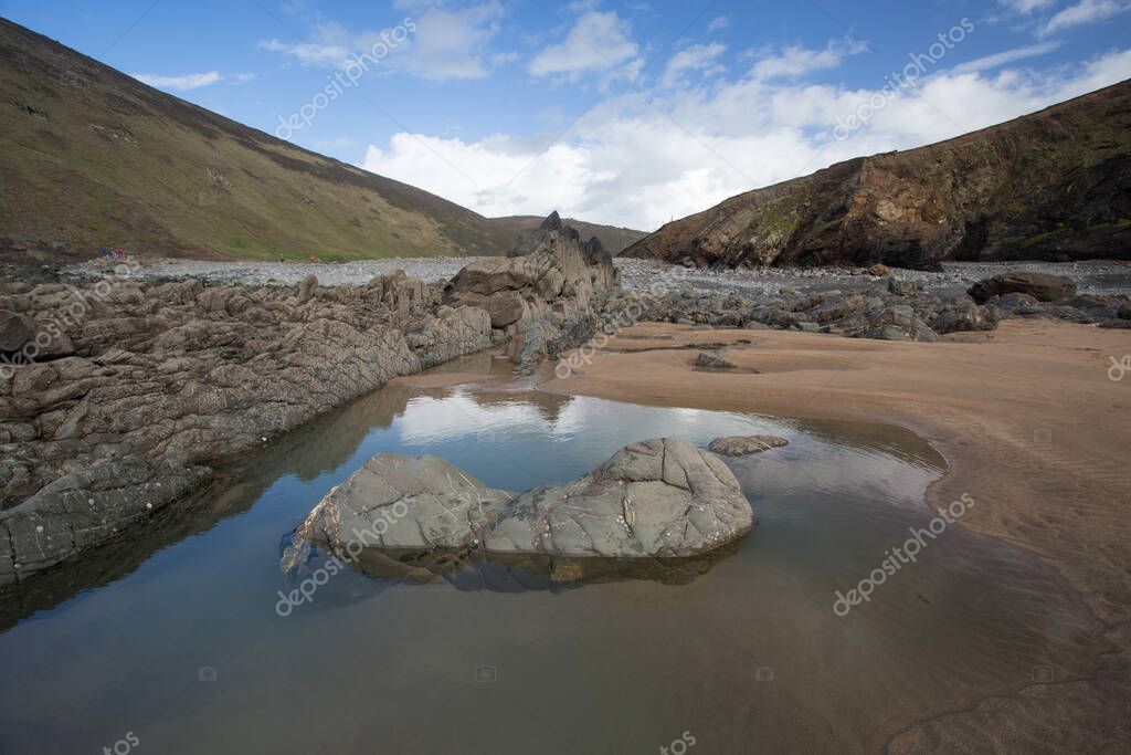 Morwenstow en cornwall england uk. Impresionantes paseos por el borde ...