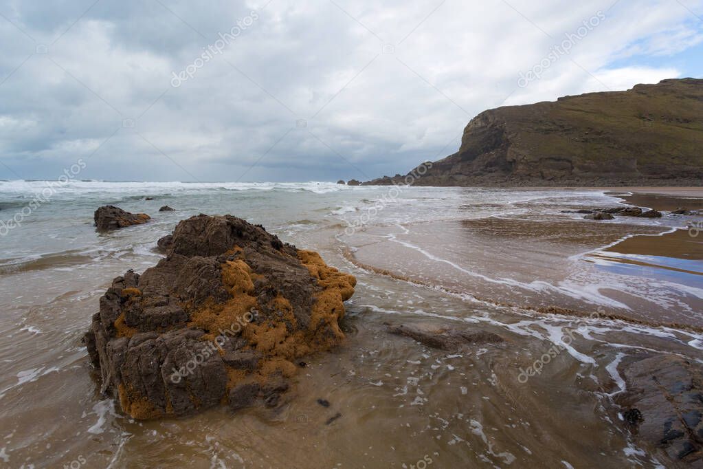 Morwenstow en cornwall england uk. Impresionantes paseos por el borde ...