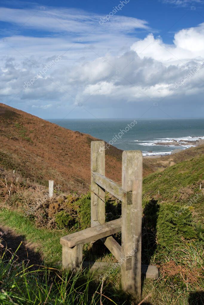 Morwenstow en cornwall england uk. Impresionantes paseos por el borde ...