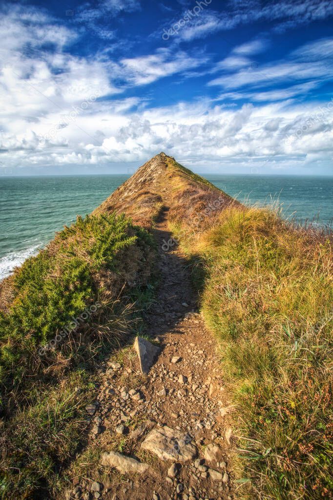 Morwenstow en cornwall england uk. Impresionantes paseos por el borde ...