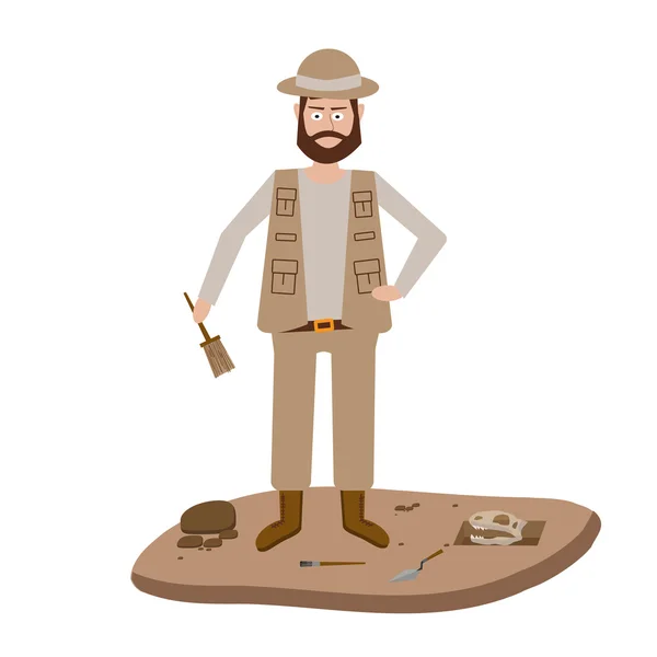 Archaeologist Stock Vectors, Royalty Free Archaeologist Illustrations ...