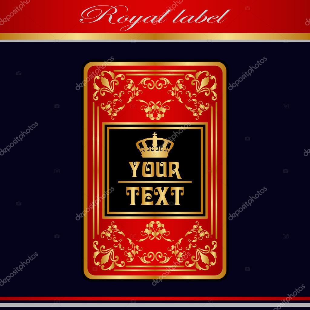 Royal vintage label. Stock Vector Image by ©chel11 #115581696