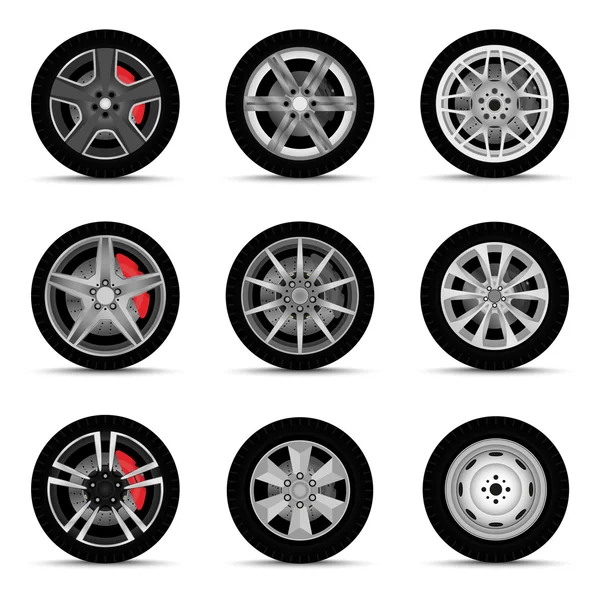 Car wheels set Stock Vector Image by ©chel11 #118982816