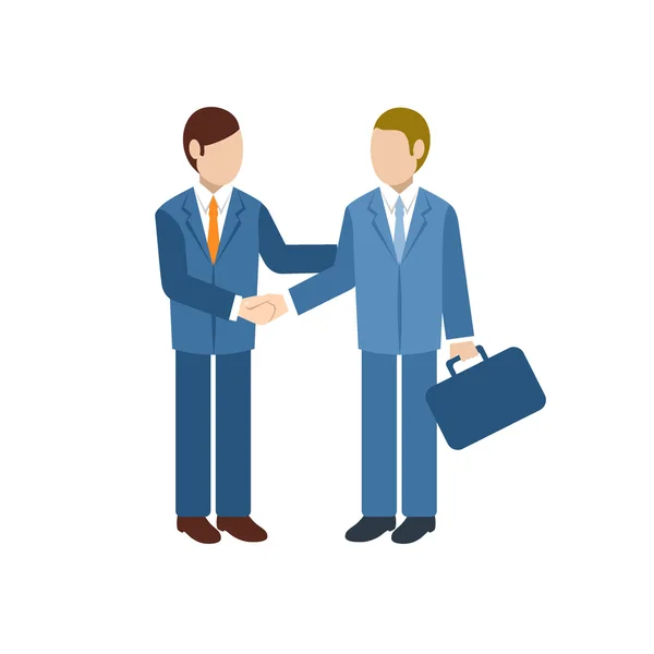 Vector Handshake Man Flat Round Icon Stock Vector Image by ©magurok5 ...