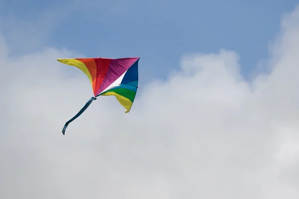 Rainbow Kite in Sky - Stock Image - Everypixel