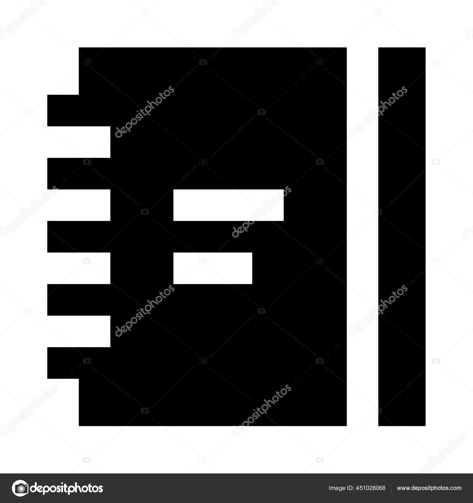 Daily Planner Icon Vector Illustration Isolated White Background Stock ...