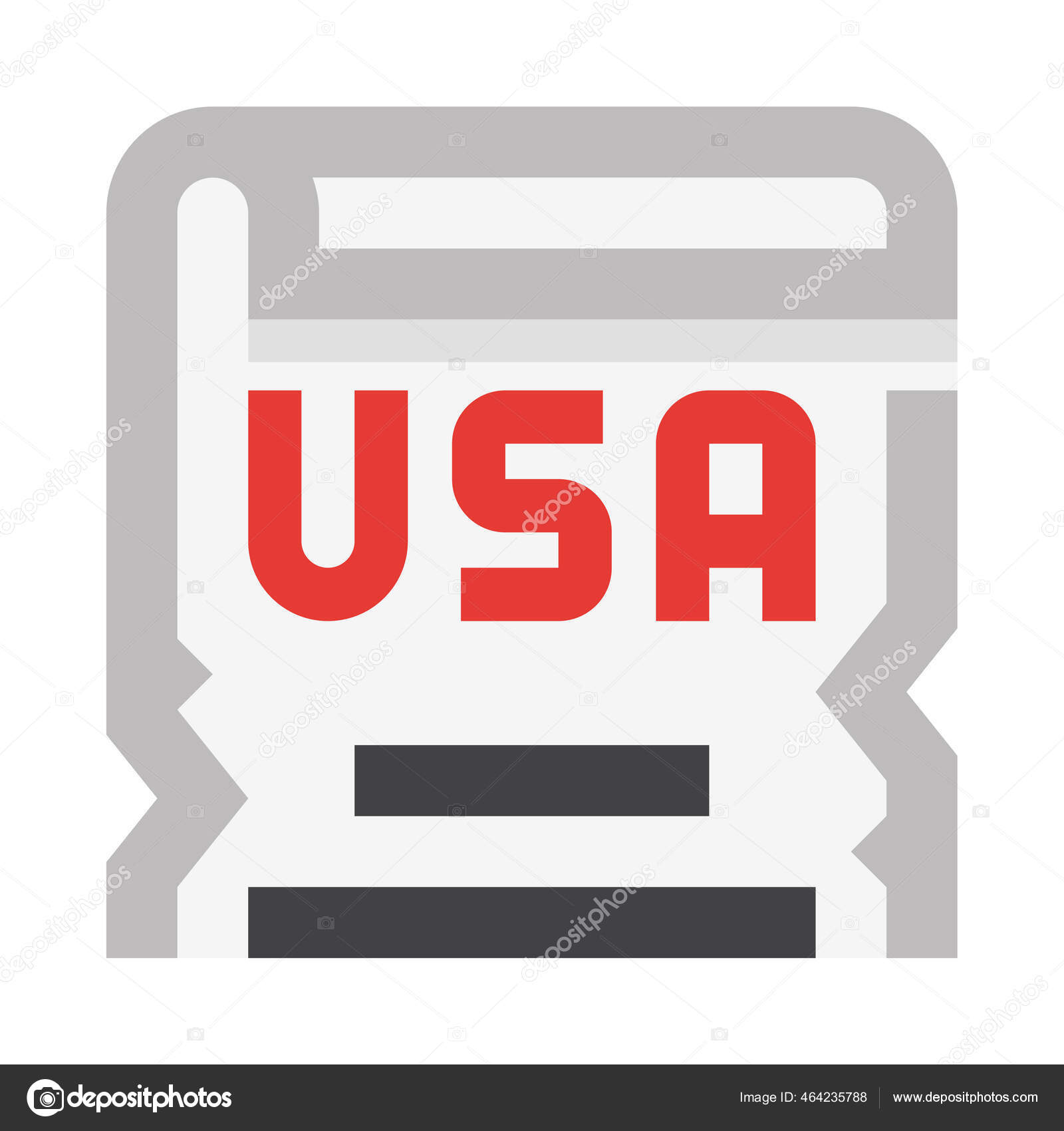 Constitution Icon Vector Illustration Isolated White Background Stock ...