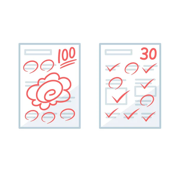 84 100 grade Vector Images | Depositphotos