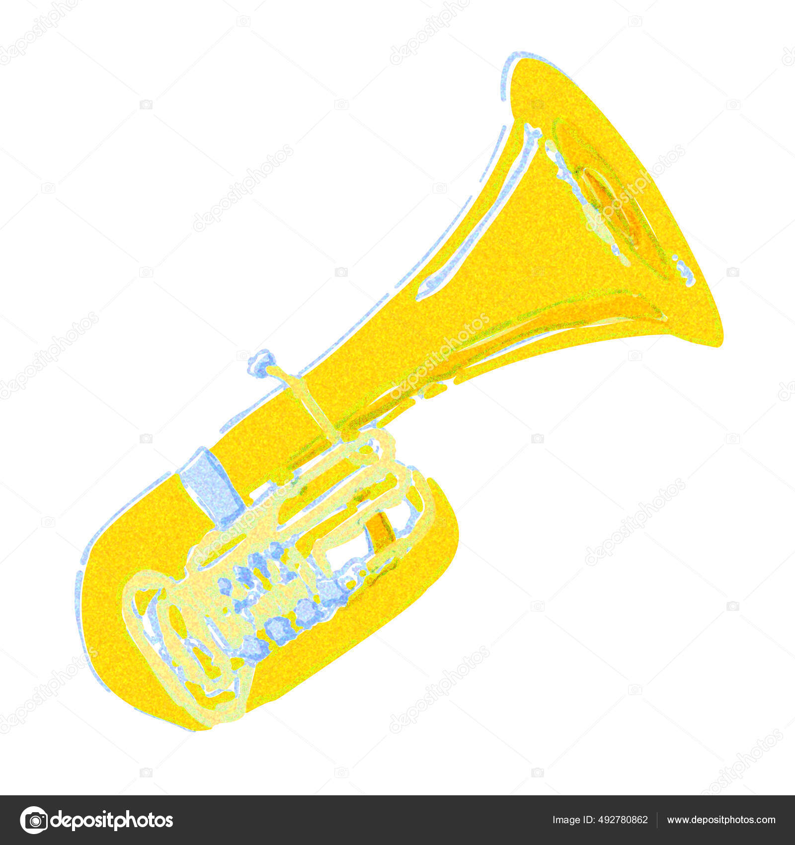 Cartoon Tuba