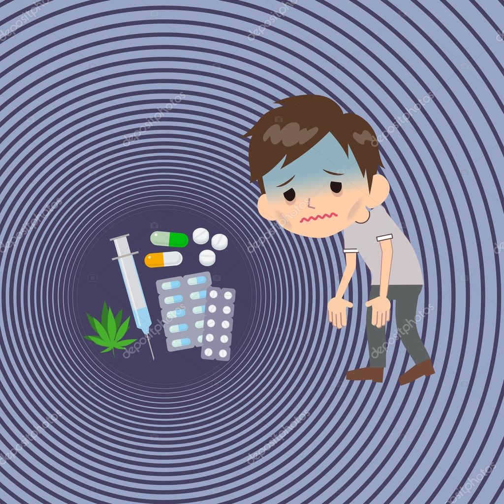Drogadicto letargo vector, gráfico vectorial © seijiroooooooooo imagen ...