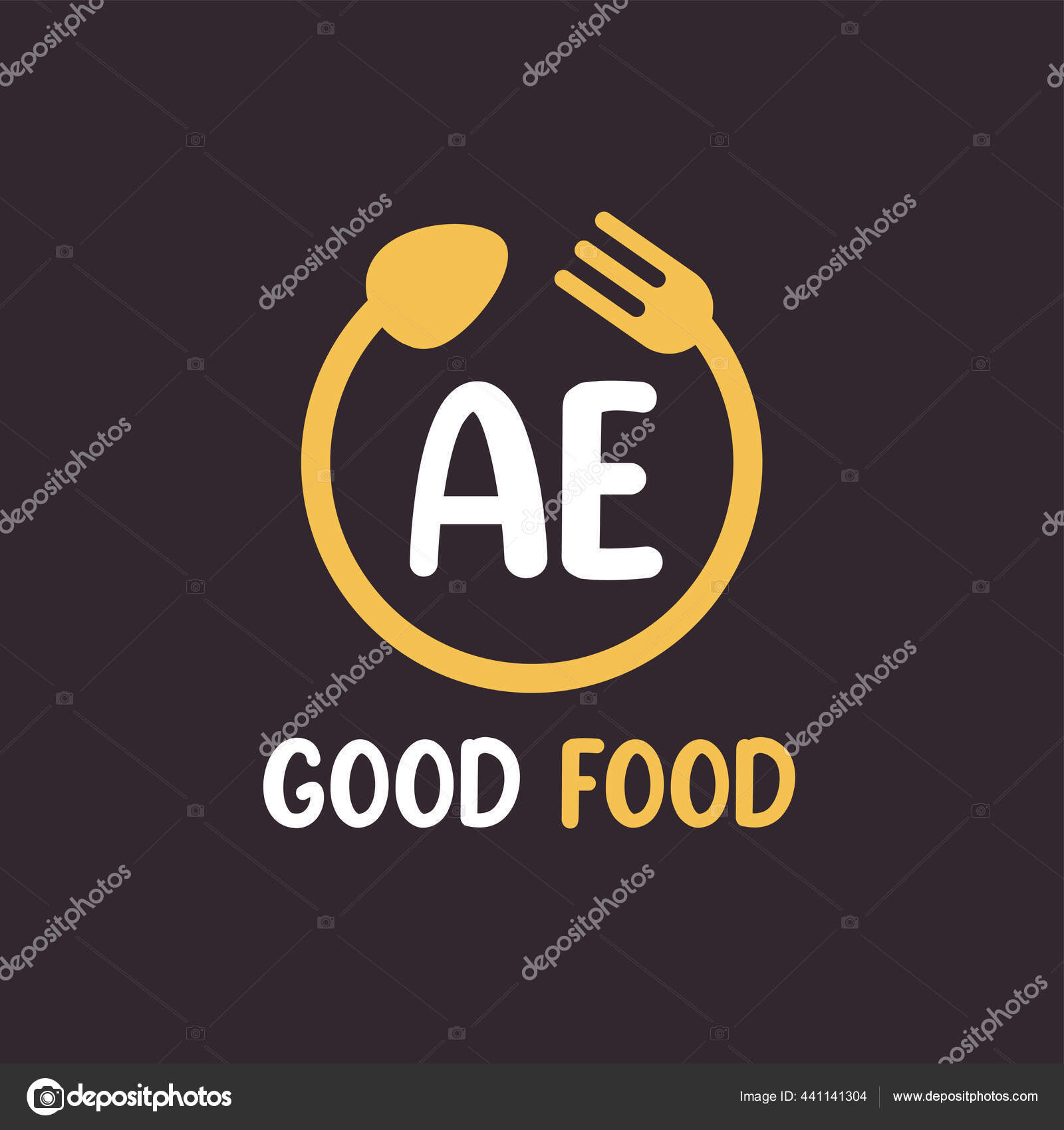 Letter Logo Design Restaurant Concept Modern Letter Logo Design ...