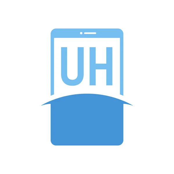 Uh letter logo Vector Art Stock Images | Depositphotos