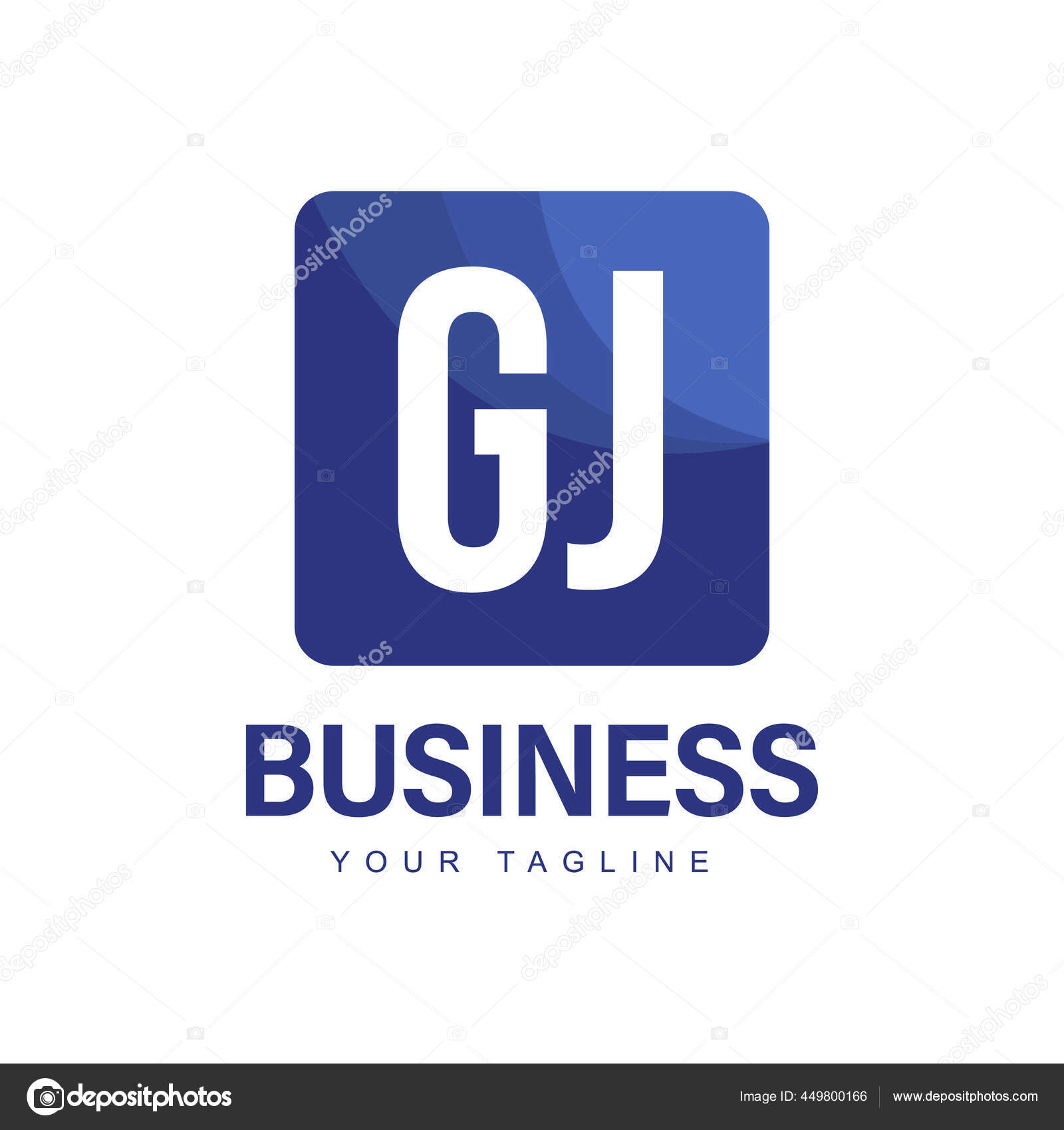 Initial Logo Design Abstract Style Stock Vector by ©emcrea 449800166