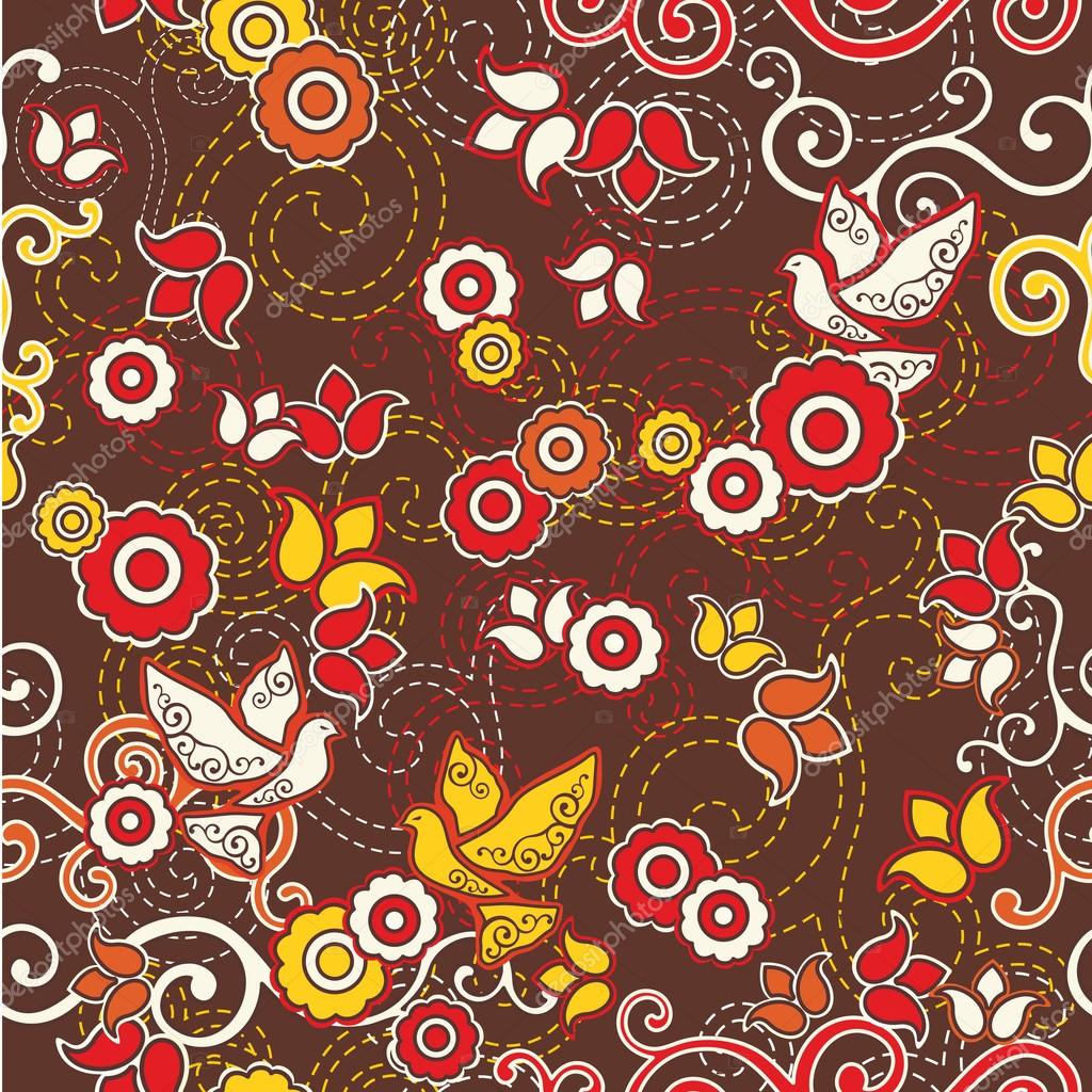 Folk pattern Stock Vector Image by ©Kate_bond #69662357