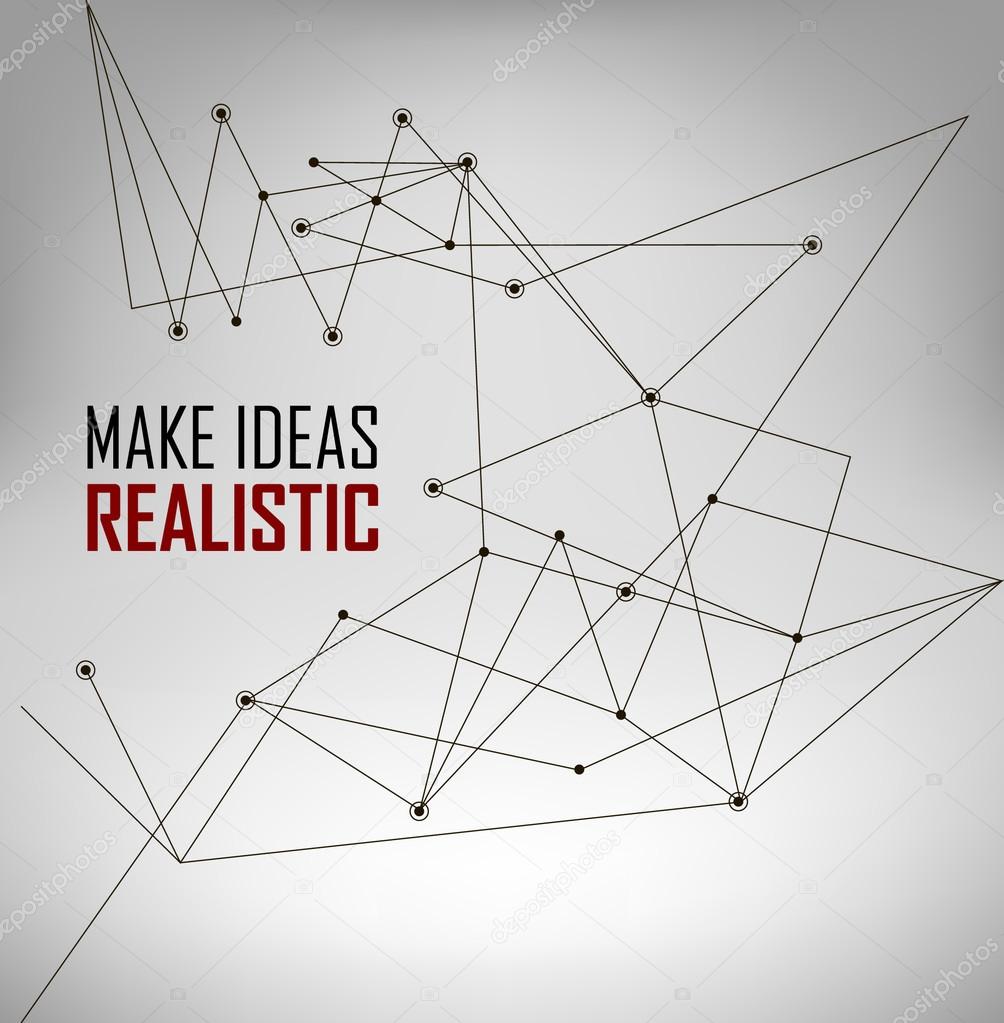 Abstract Background with Dots Array and Lines — Stock Vector © KLEMIONA ...