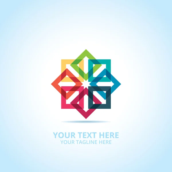 Abstract support logo, design concept, emblem, icon, flat logotype ...