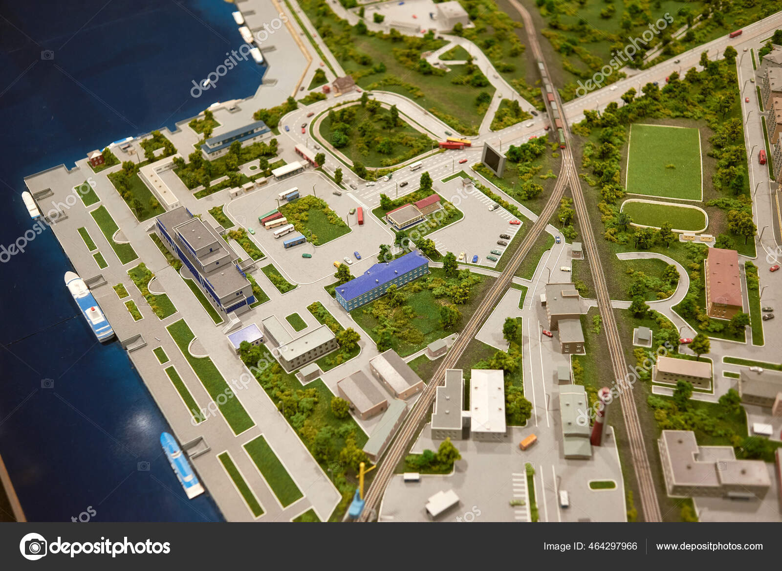 Miniature Layout City Mini Replicas City Buildings Landmarks — Stock ...