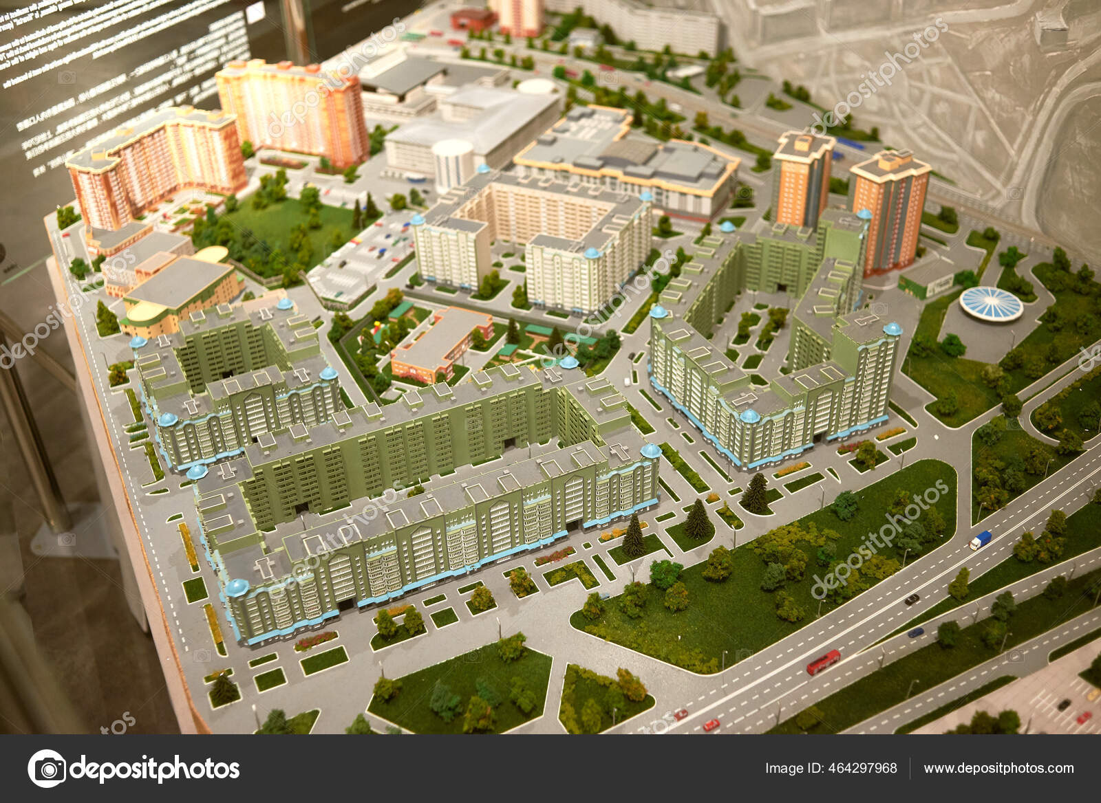 Miniature Layout City Mini Replicas City Buildings Landmarks — Stock ...