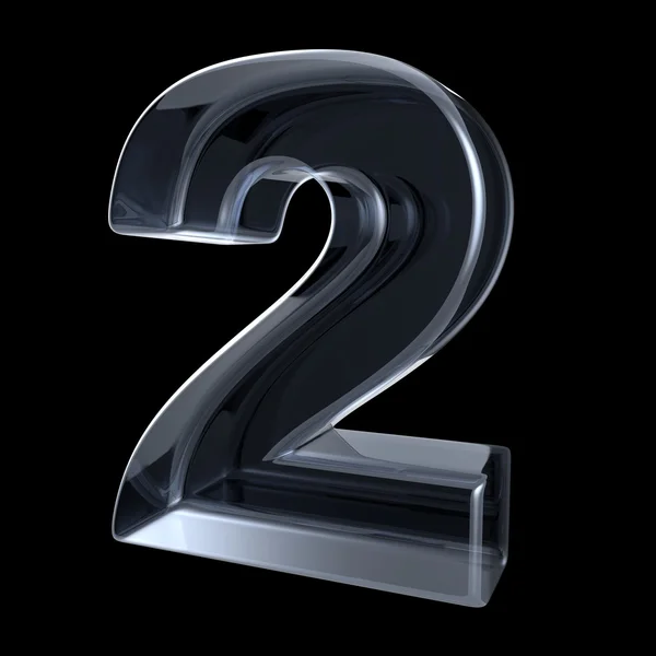 Blue gradient number 2 TWO 3D Stock Photo by ©djmilic 270750032