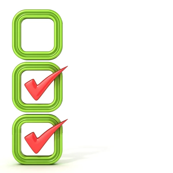 Check boxes with correct check mark Stock Photo by ©djmilic 71076041