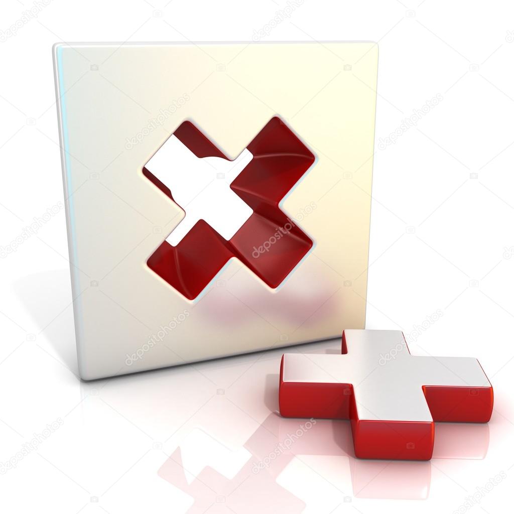 Multiplication Sign Red