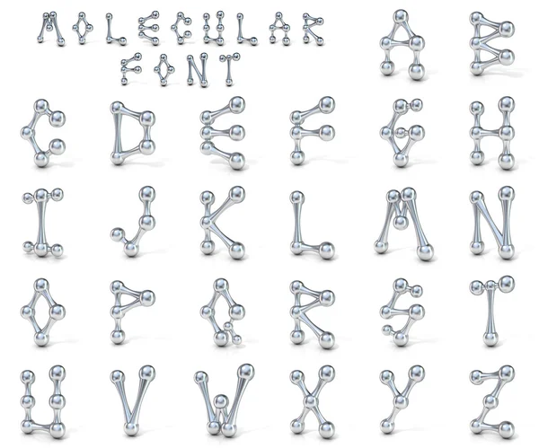 Molecular atomic particle font Stock Photos, Royalty Free Molecular ...
