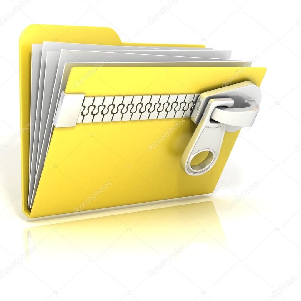 Zip, archive, compressed folder icon — Stock Photo © djmilic #78717354 Zip, archive, compressed folder icon — Stock Photo © djmilic #78717354