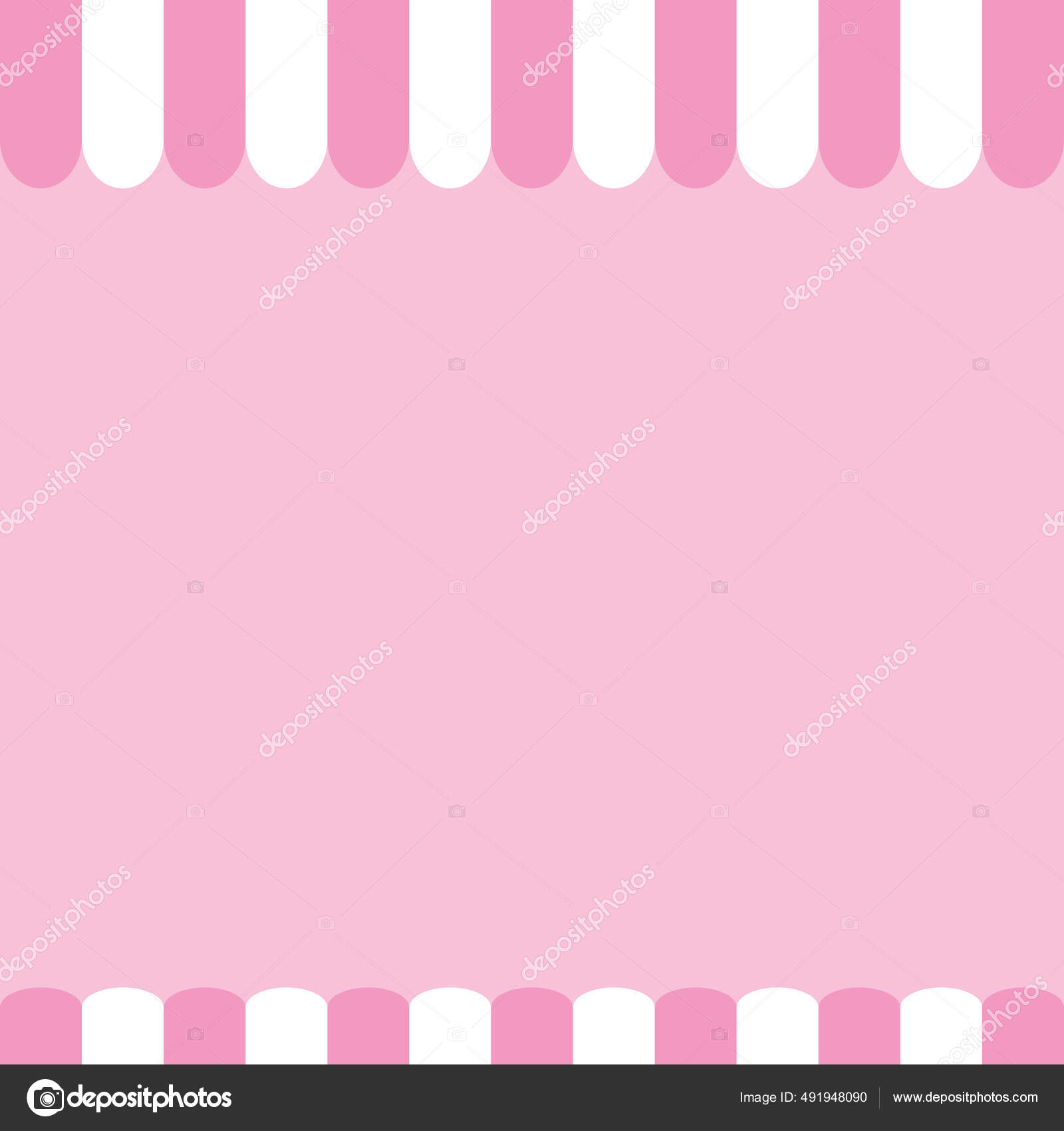 Pink Storefront Shelter Background Pink Shop Curtain Background Stock ...