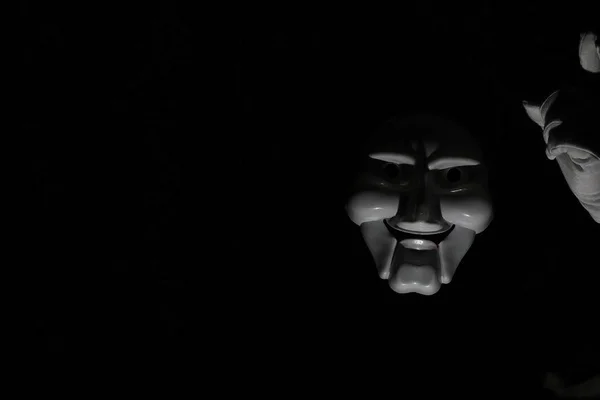 Scared Black Background