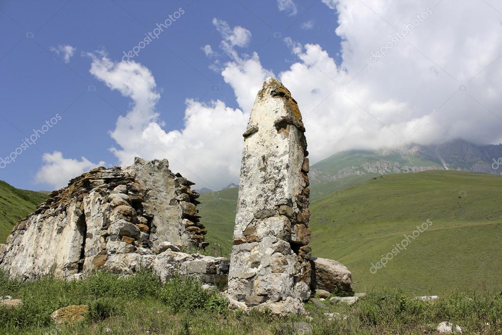 Medieval architecture in North Ossetia — Stock Photo © Dato001 #100355816