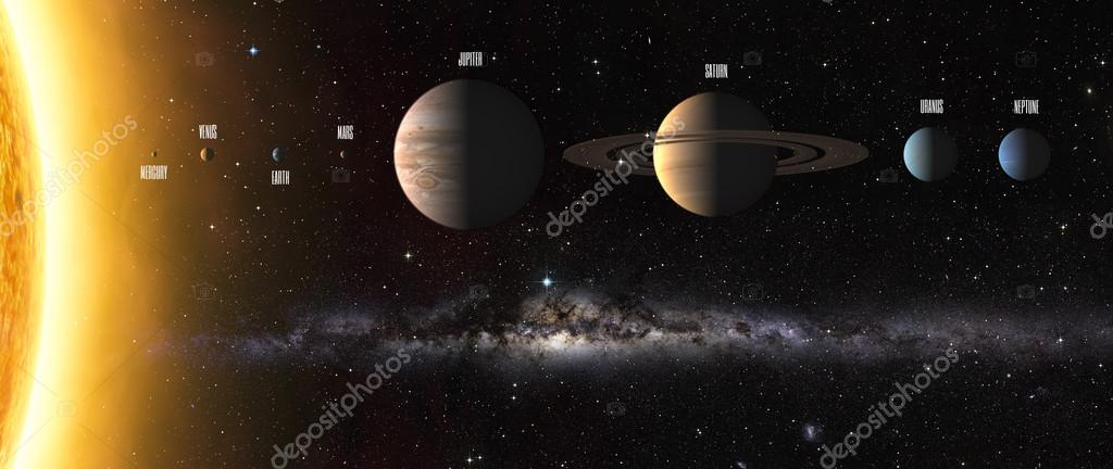 Solar system planets. Elements of this image furnished by NASA Stock ...