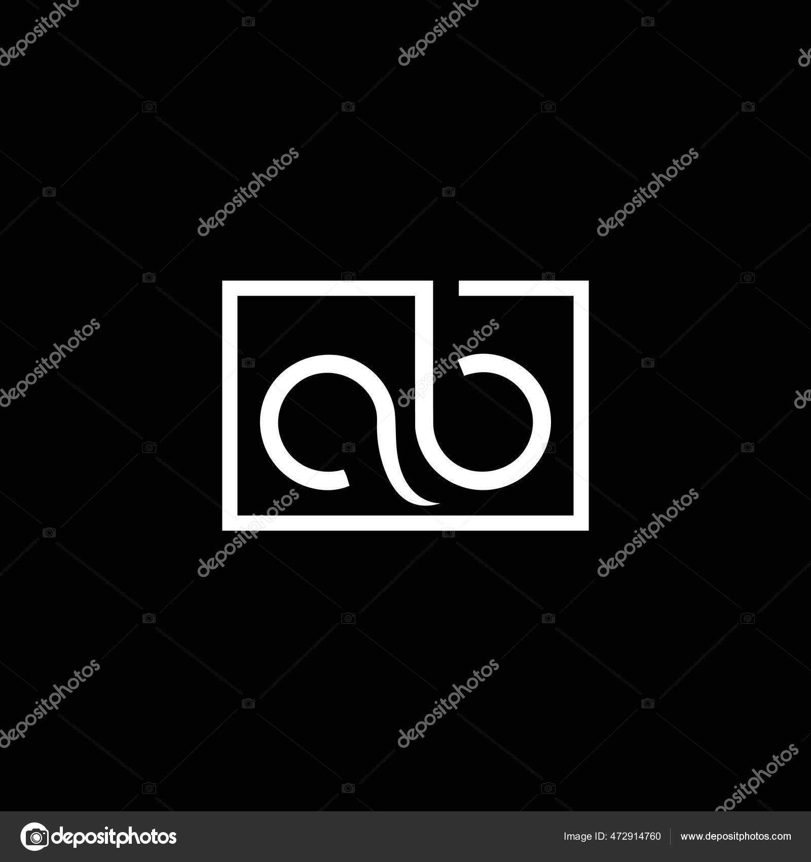 Letter Logo Design Black Background Creative Initials Letter Logo ...