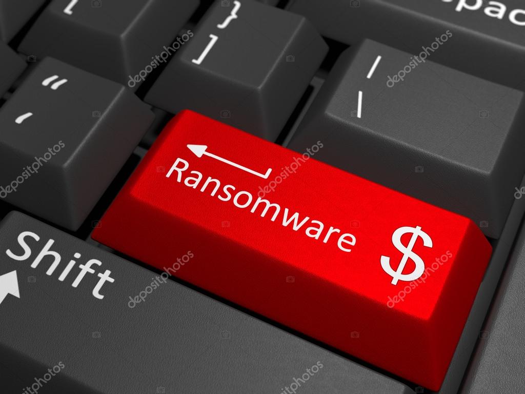 Ransomware dollar key on keyboard Stock Photo by ©tonsnoei 76264267