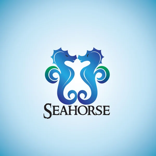 Seahorse logo Vector Art Stock Images | Depositphotos