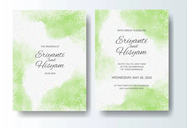 Watercolor Wedding Invitation Card Beautiful Wedding Card Watercolor ...
