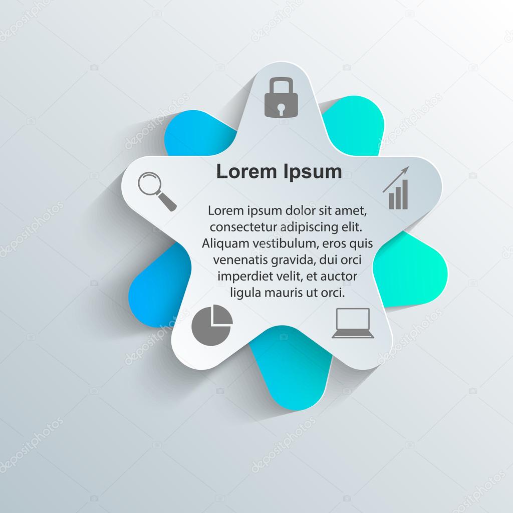 Vector modern star banners background. Abstract 3D digital illustration ...