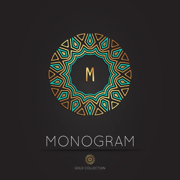 Modern monogram, logo vector template. Stock Vector Image by ©soykinakv ...