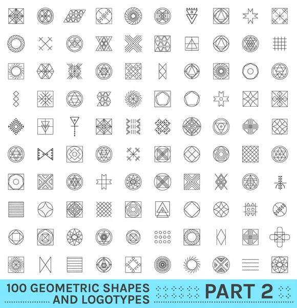 100,000 Geometric shape set Vector Images | Depositphotos