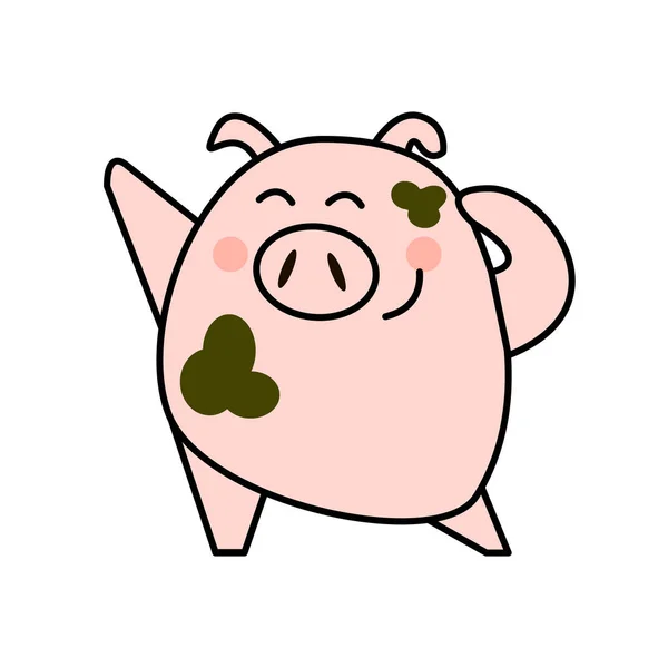 Emoji Leaf And Pig