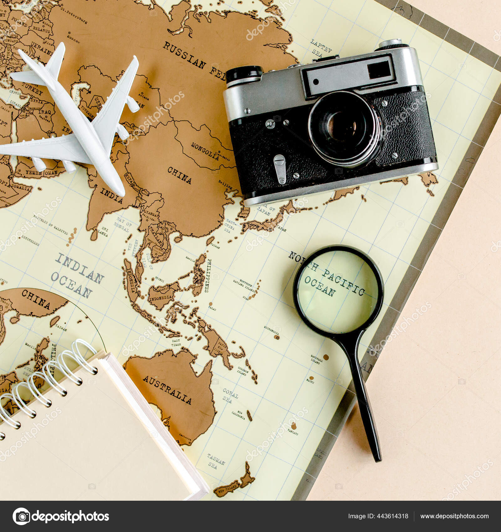 Travel Map Photography