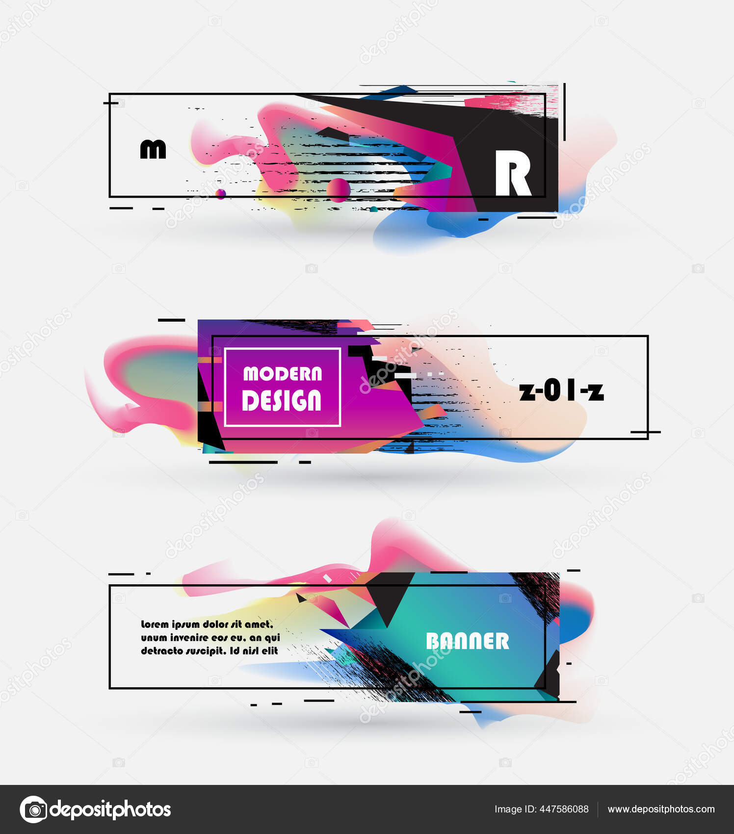 Promotion Banners Scroll Price Tag Sticker Badge Poster Vector Design ...