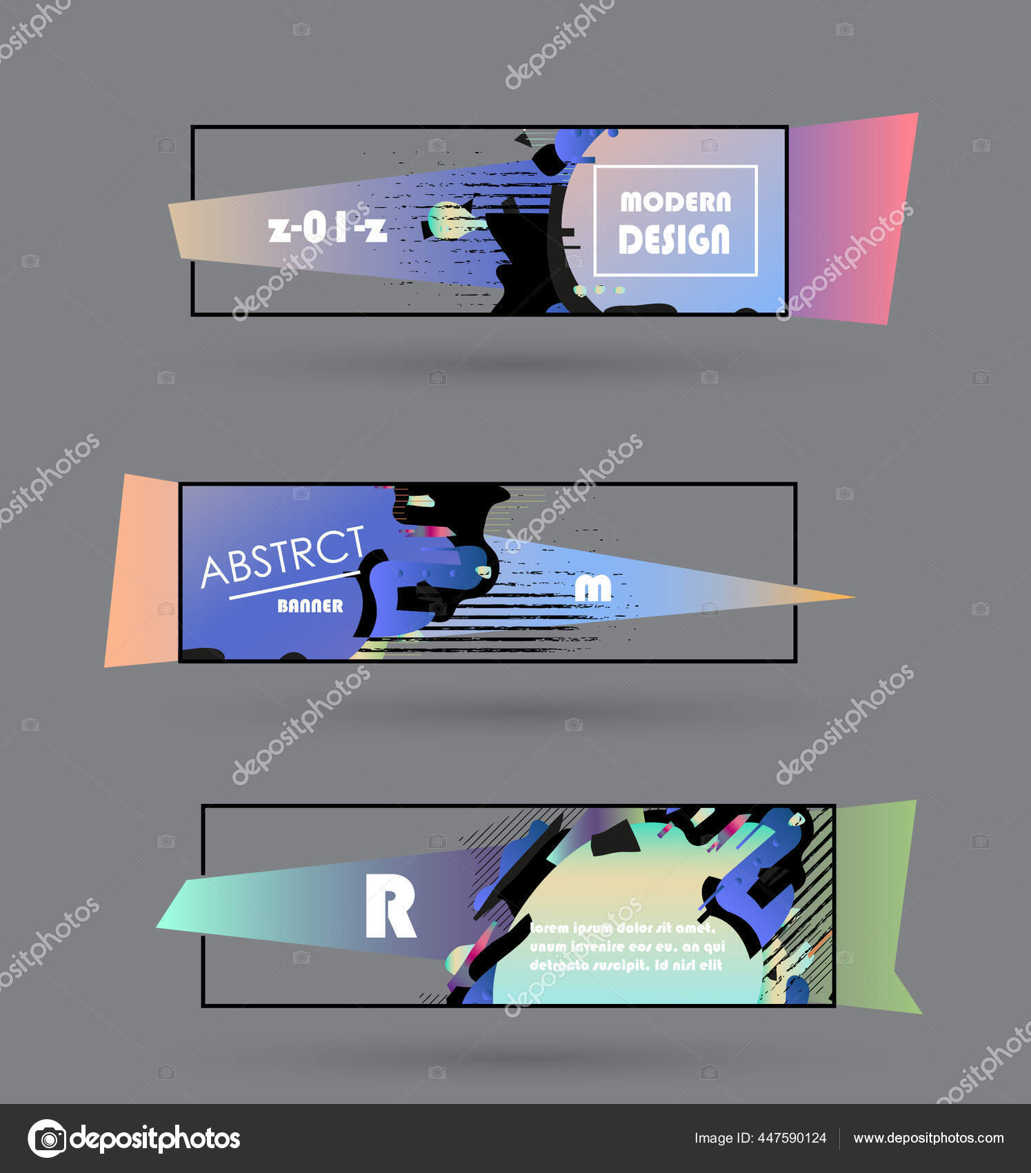 Promotion Banners Scroll Price Tag Sticker Badge Poster Vector Design ...