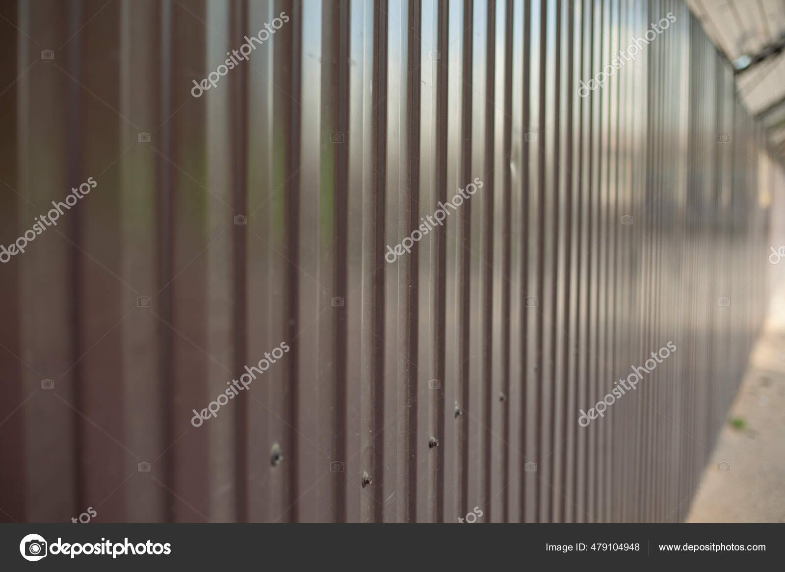 Solid Metal Fence Texture