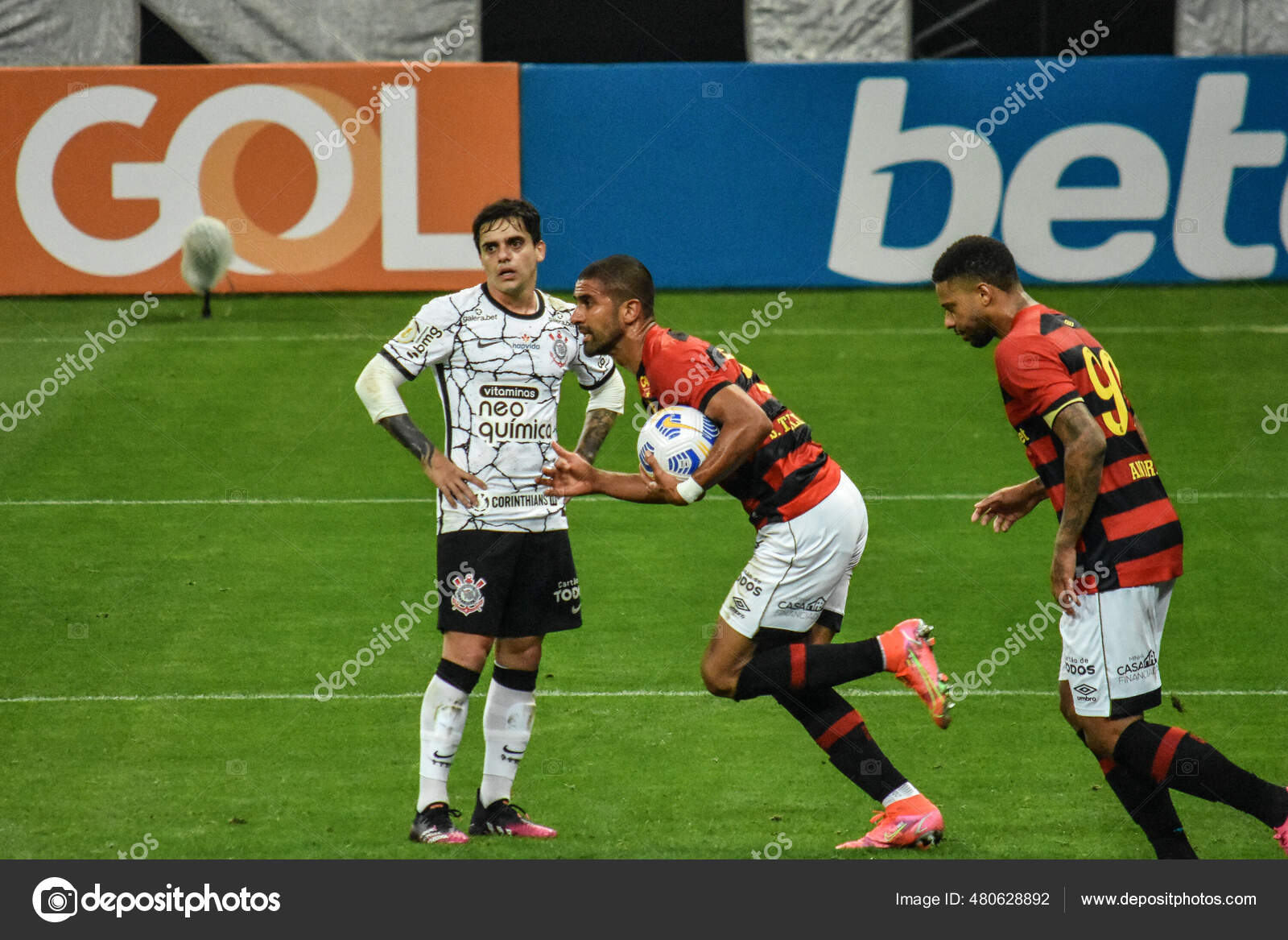 Spo Brazilian Soccer Championship Corinthians Sport June 2021 Sao Paulo ...